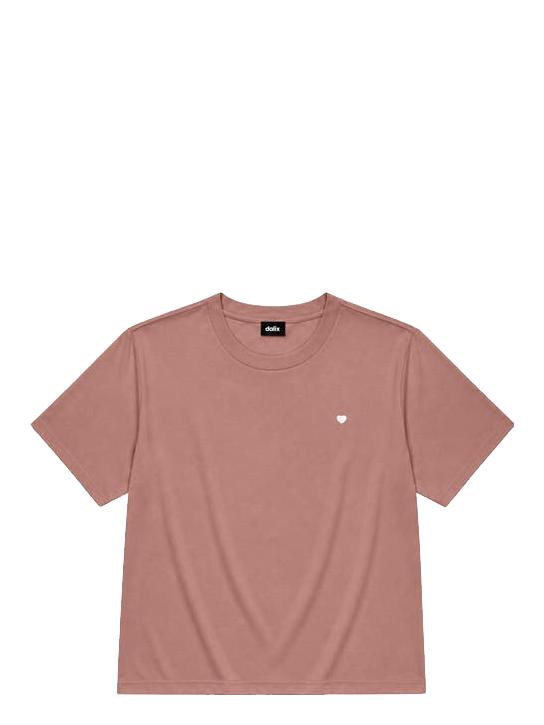 DALIX Dalix Lil Heart Relaxed Midweight Jersey T-Shirt